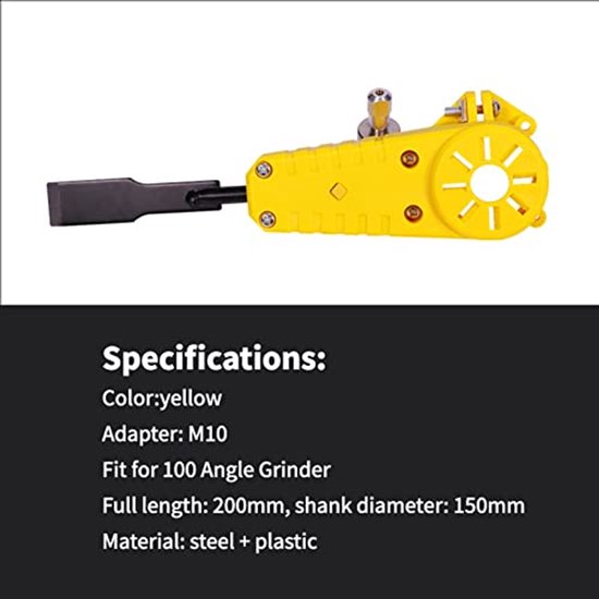 Wood Chisel Set, Electric Angle Grinder Chisel with Movable Shot Design ...