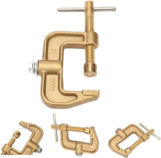 Aardingsklem messing lassen G-vorm 500A aarde-lassen klem - Hoge ...
