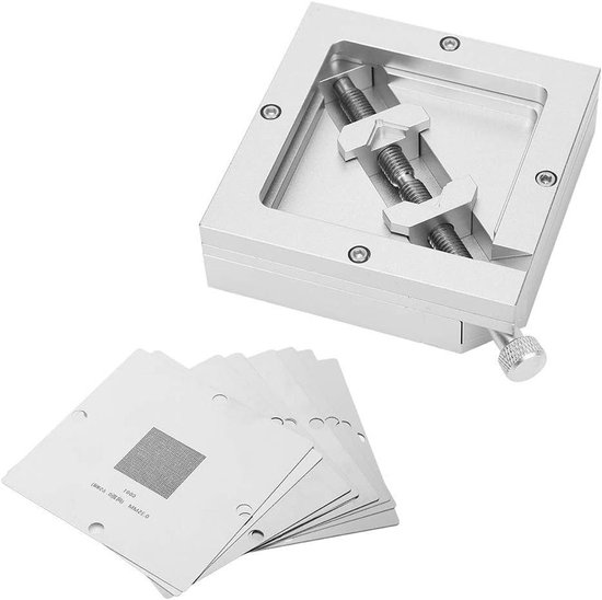 Plus - BGa Reballing Rework Station met Diagonale Template - Universele ...