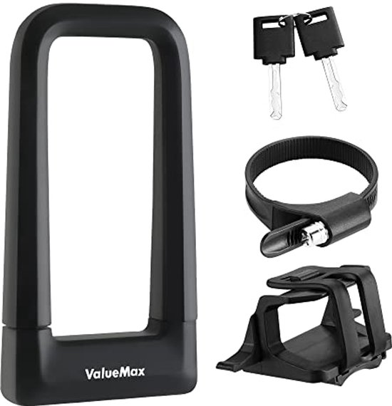 Hoogwaardig Fietsslot - U-Lock 17mm met Montagebeugel en Sleutels voor ...