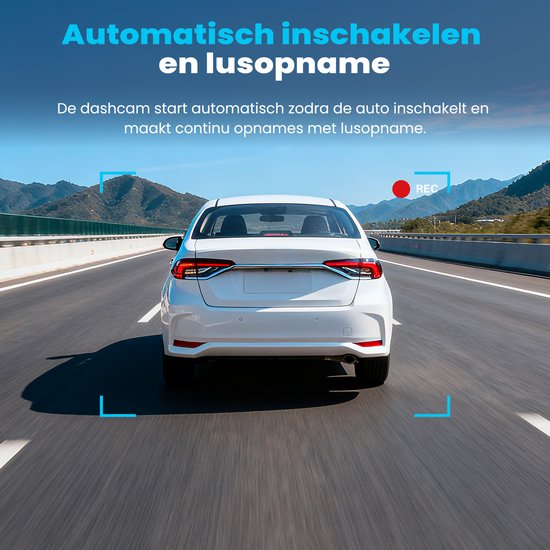 Dashcam - met Wifi en App - Dashcam voor Auto - Dashcams - G-sensor en ...