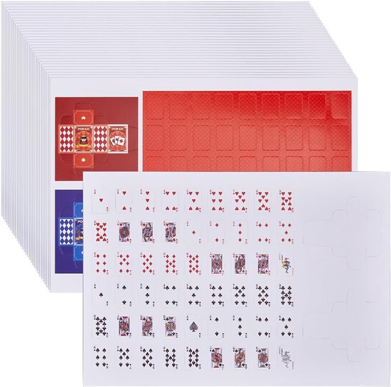 30 Decks Miniature Poker Card Game - Mini Playing Cards - Small Cards ...