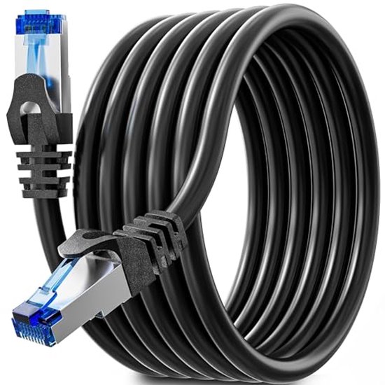 10 Meter Cat6 Ethernet Kabel - Hoge Snelheid Afgeschermde Internetkabel ...