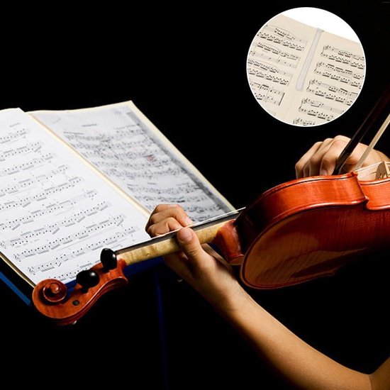 Muziek Stand Clips Transparante Acryl Piano Boek Houder Wind Muzikant ...