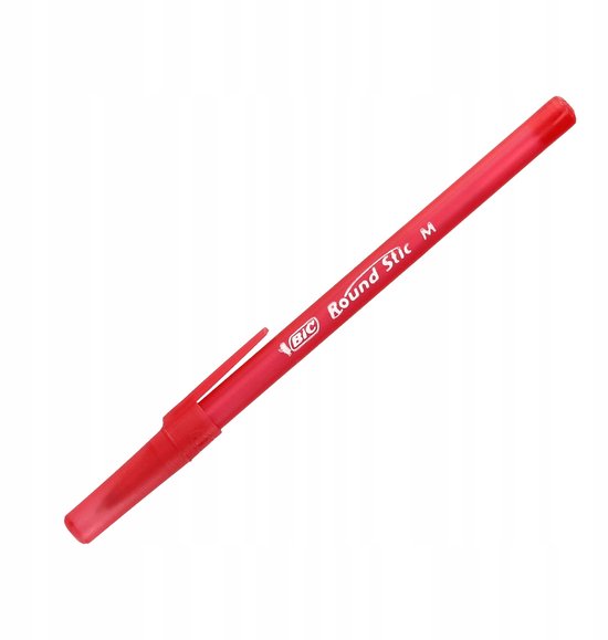 Stylo bille BIC Round Stic rouge - 1 pièce | bol
