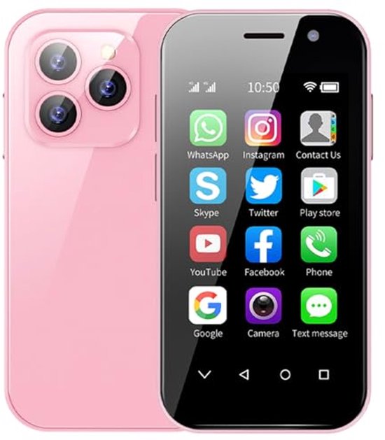 Mini Smartphone 4G Mobiele Telefoon met 3.0 Inch Scherm en Dual SIM | bol