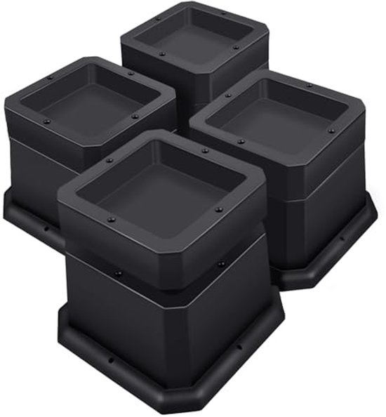 Verstelbare Bedverhogers - Hoogte 5 of 7,5 cm, Zwaar Belastbare ...