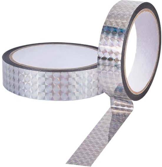 Gainsboro Reflective Holographic Tape 50m x 24mm Sequin Prismatic Tape ...