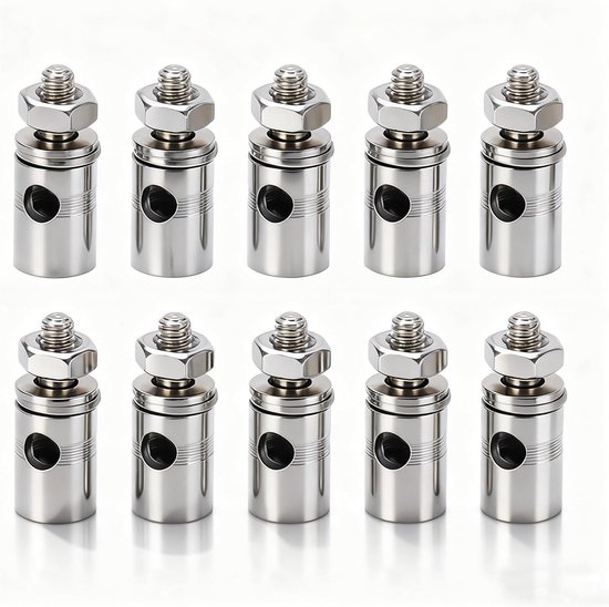 10 Stuks RVS Duwstang Connectoren 1.8mm Servo Rod Adapters voor RC ...