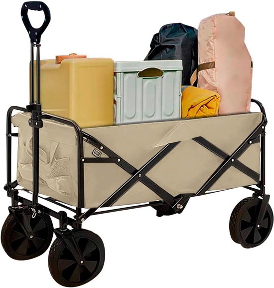 Grote Capaciteit Opvouwbare Tuinwagen Trolley - Heavy Duty Utility ...