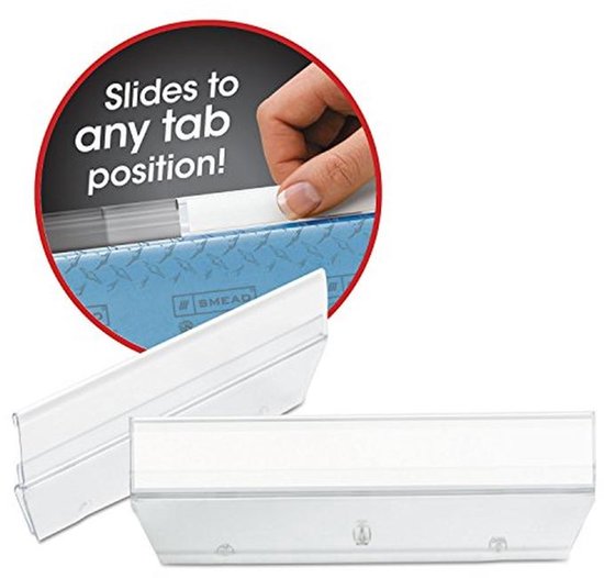 Transparante Easy Slide Tab 1/3-Cut - Pack van 18 - Gemakkelijk en ...