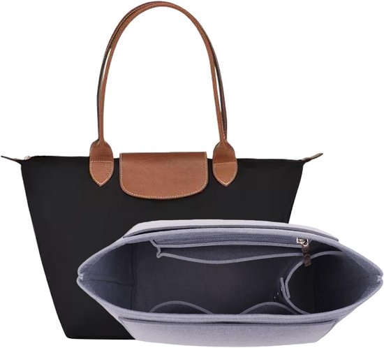 Tas Organizer Inlay met Ritsvakken voor Grote Handtas en Tote Bag ...