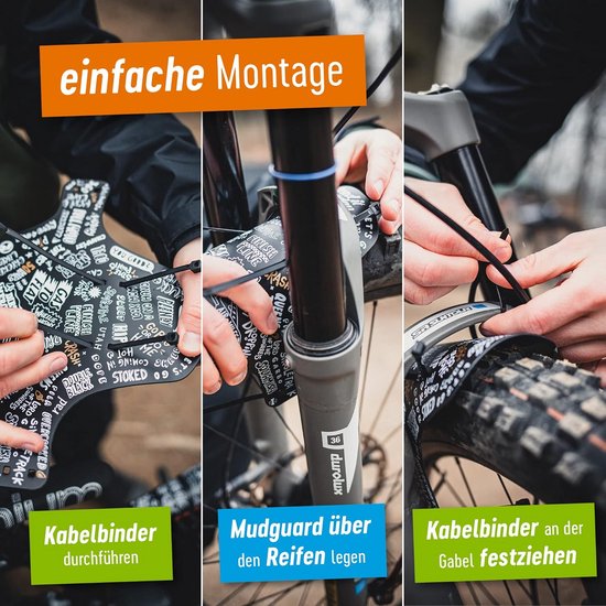 Extra Brede Voorspatbord voor Mountainbike en E-MTB - Modder- en ...