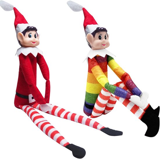 2-Delige Speelgoed Elfjes Set | 45 cm Pluche Pop met Vinyl Gezicht en ...