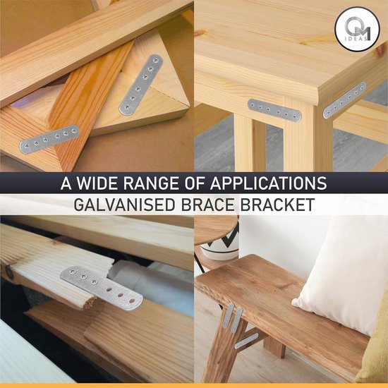Geperforeerde Verbinding Plaat 150 x 25 mm - Duurzaam Staal voor ...