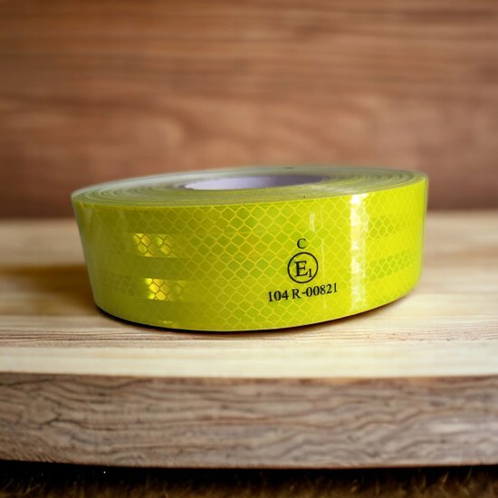 Neon Gel Microprisma Reflecterende Contourtape 50m | bol