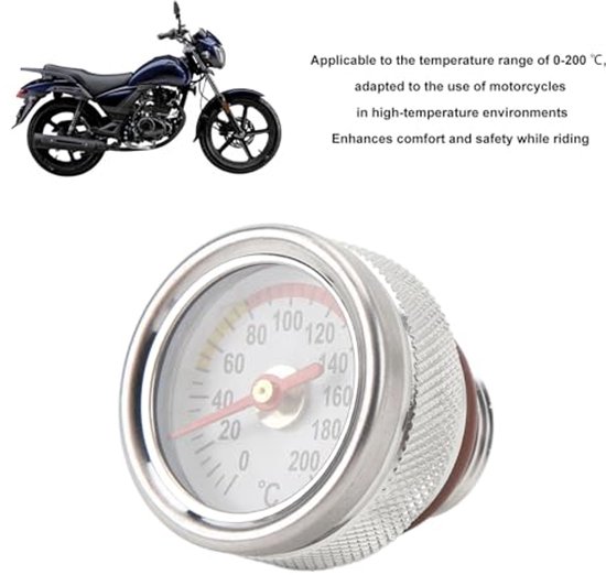 Temperature Gauge for Motorcycles Motor, M20 X 1.5 Engine Oil ...