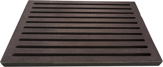 Gietijzeren Hoekrooster voor Oven en Tafel 20 x 34 cm | bol