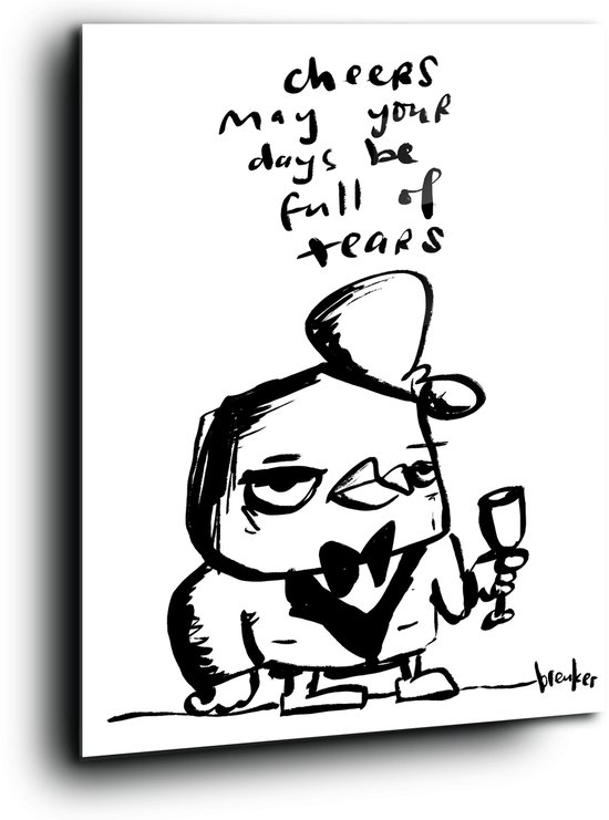 Cheers and tears. Andy the Dandy - Meerdere kleuren - Plexiglas 100 x ...