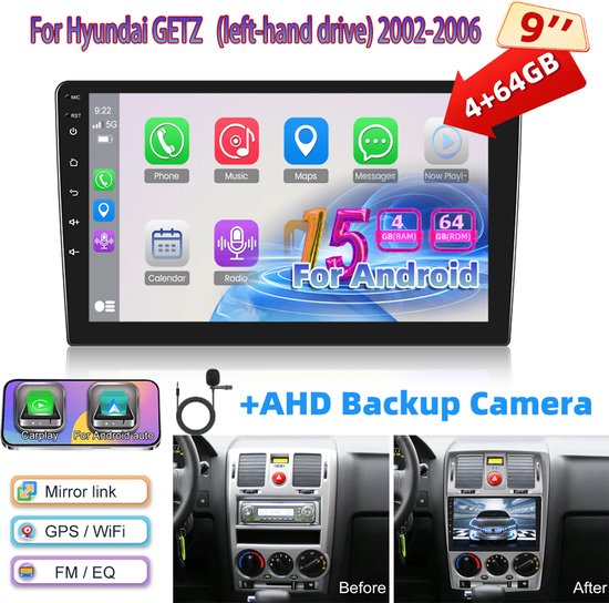 Autoradio Android 15 – Multimedia Systeem – Navigatie Unit ...