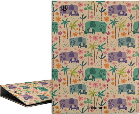 Milieuvriendelijke A5 Ringband 4 Ringen 20mm met Natuurdesign | bol