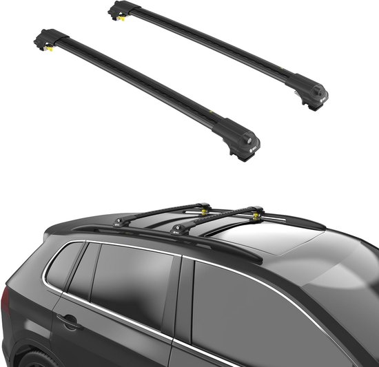 Universele Air Dakdrager Systeem Zwart 75kg Laadvermogen met TÜV ...