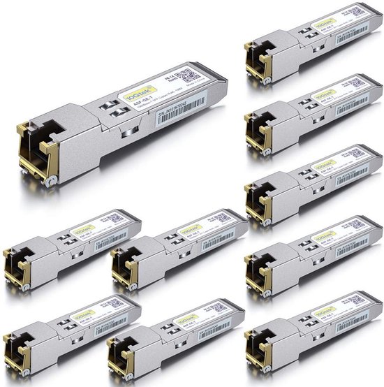 10-pack SFP naar RJ45 Module 1G (1000Base-T) Koperen Transceiver voor ...