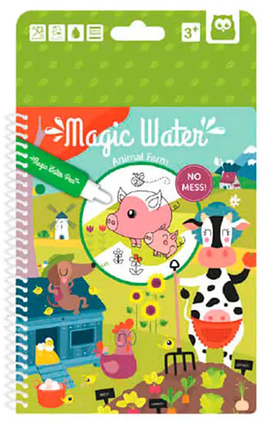 Eurekakids Magic Tekenboek met Water - Water Doodle Boek Boerderij ...