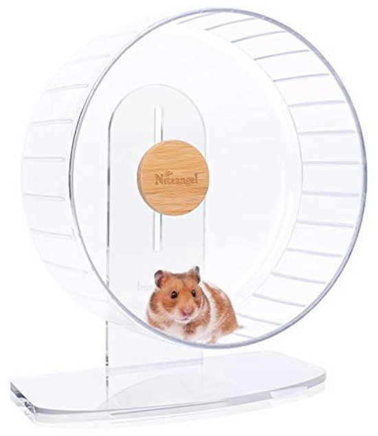 Roue à Hamster Silencieuse Met Socle Ajustable pour Petits Animaux - 8 ...