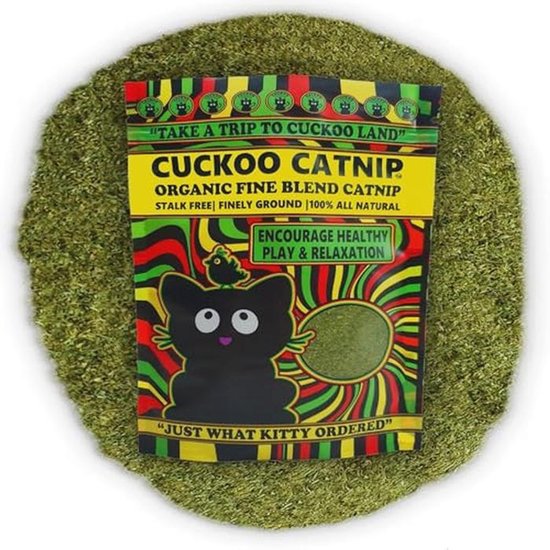 Cuckoo Catnip – Biologische Fijne Blend Catnip, Staalvrij, Extra Sterk ...