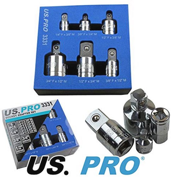 Socket Adaptor Set - 6 Stuks Step Down Reducer | bol