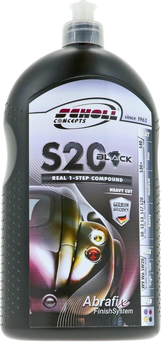 Scholl Concepts S20 Black 1-step Compound - 1000gram | bol