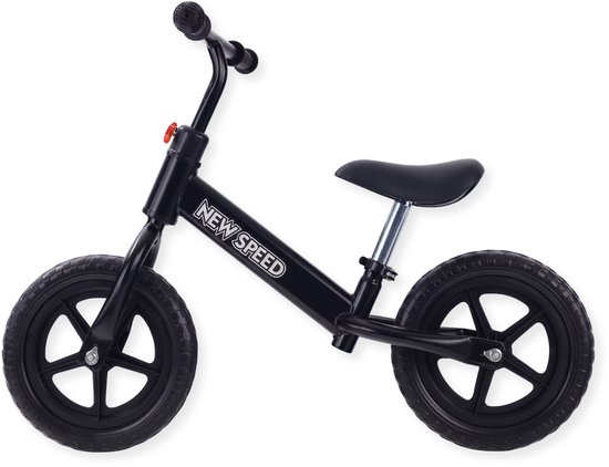 Buxibo - Loopfiets voor Kinderen - Balance Bike - New Speed - Zwart | bol
