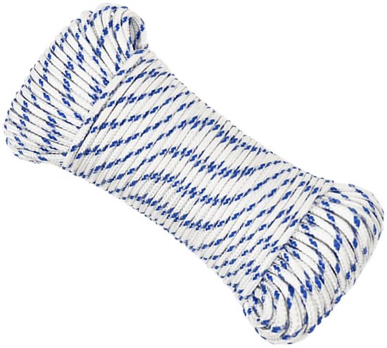 Boot touw 5 mm 250 m polypropyleen wit | bol