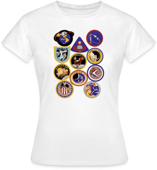 NASA Apollo-missie-insignes T-Shirt Dames | bol