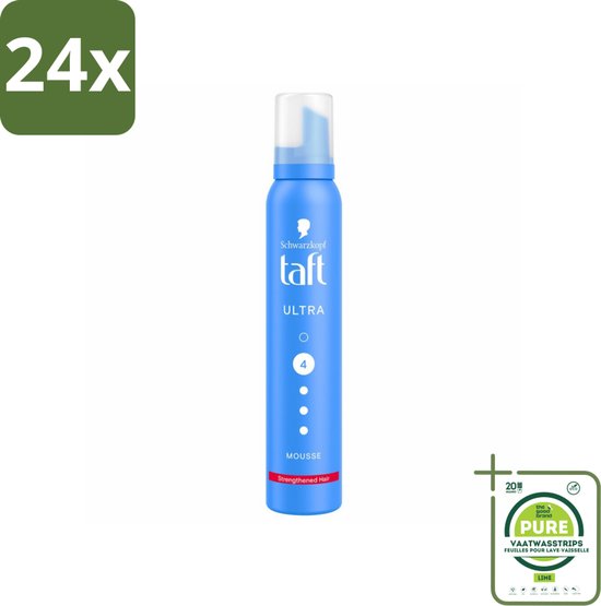Taft - Haarmousse - Ultra 4 - Volumineuze fixatie - 200 ml ...