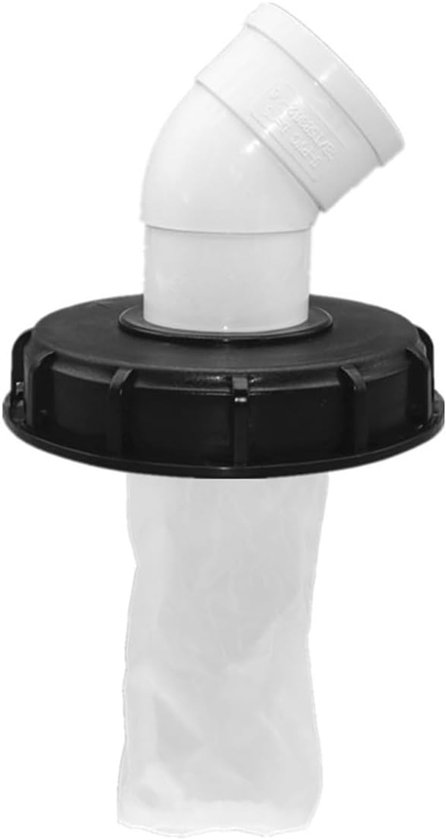 IBC Lid Filter - 45° IBC Tank Filter - Wasbaar Regenwaterfilter ...