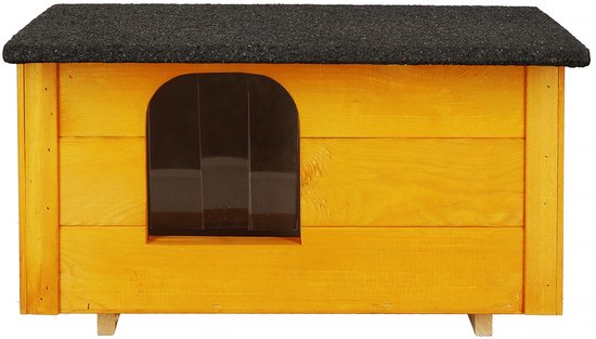 Kattenhuis - Voor Buiten - Geïsoleerd - 56 x 46 x 30 cm | bol