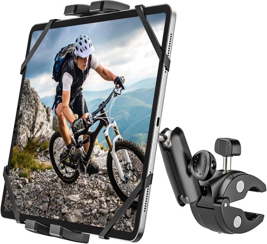 Universele Fiets & Motor Tablet Houder 4-13 inch - 360° Draaibaar ...