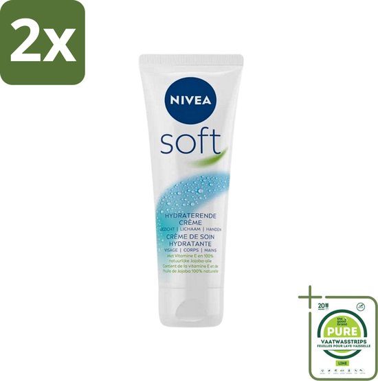 Nivea - Soft Crème - Tube - Hydraterend - 75 ml - Voordeelverpakking ...