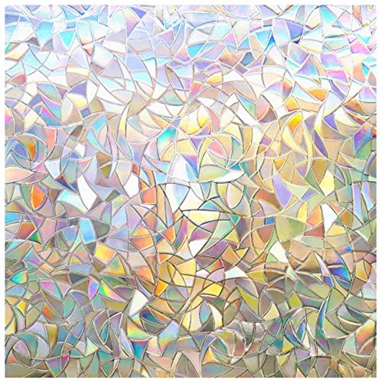 Regenboog Vensterfolie voor Privacyscherming - 3D Decoratieve ...