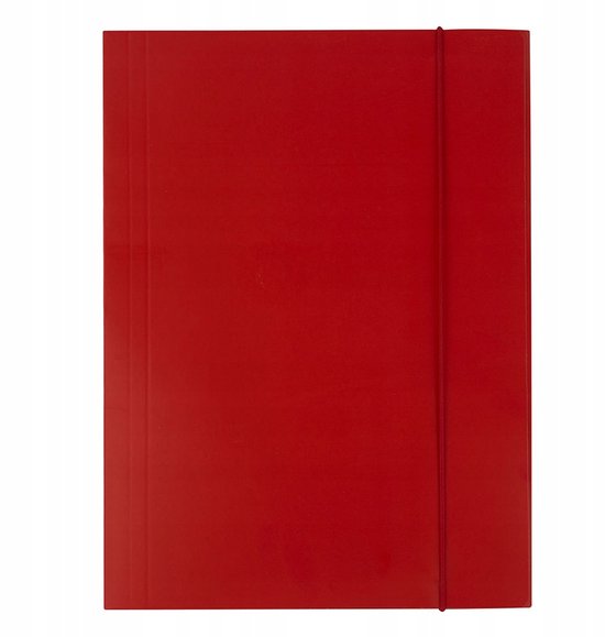 Rode A4 Kaart met Elastiek - 1 Stuk | bol