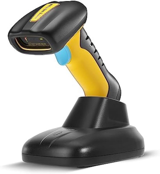 Industriële Bluetooth Barcode Scanner met Oplaadstation - 2D/1D QR Code ...