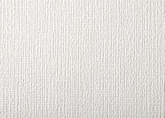 Niet-geweven Behang Rol met Woodchip Textuur - Wit | bol