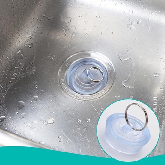 Washbasin Stopper Set - 4 Pieces for Sink Openings 29-32 mm - Prevent ...