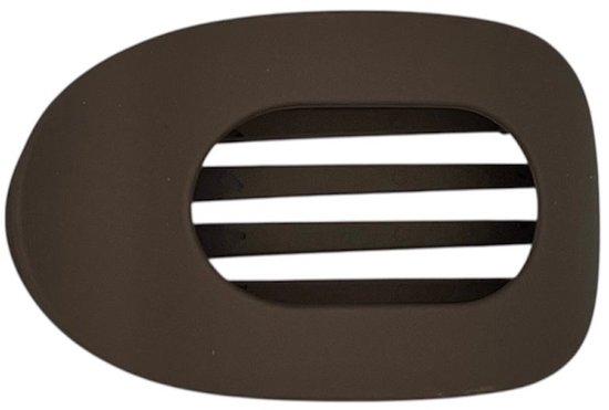Haarklem - plat - haarklauw - haarclip - donkerbruin - meisjes - dames ...