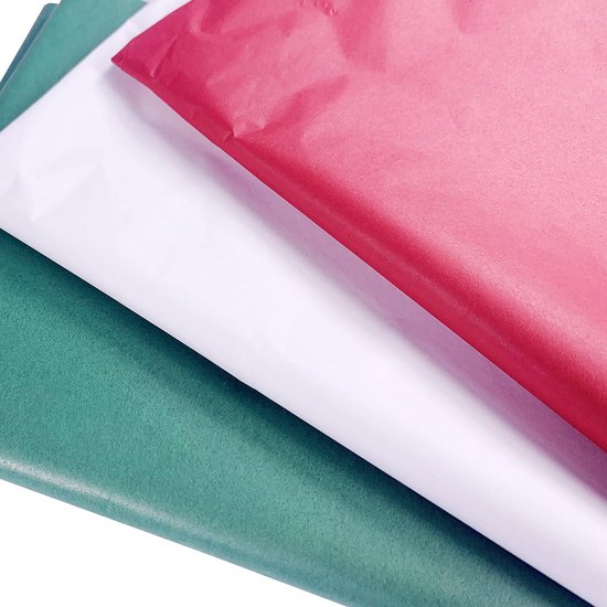 30 Vellen Kerst Vloeipapier Rood Groen Wit - Groot Formaat voor ...
