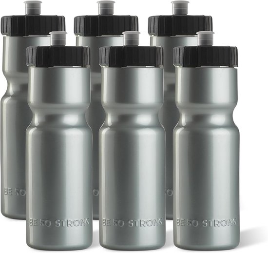 Sport Squeeze Waterfles 22 oz - BPA-vrij, Lekvrij met Duw/Trek Cap ...