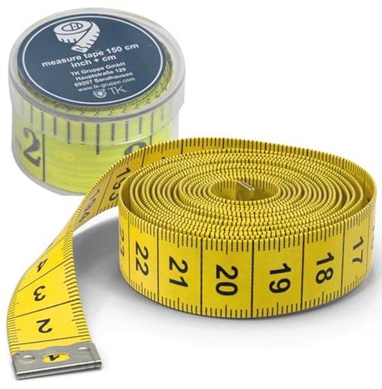 Professioneel meetlint 2-in-1 150 cm - Perfect voor snijders ...