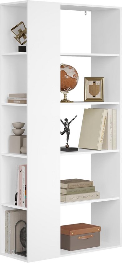 Bibliothèque Autoportante avec 10 Cubes - Étagère de Rangement Wit pour ...